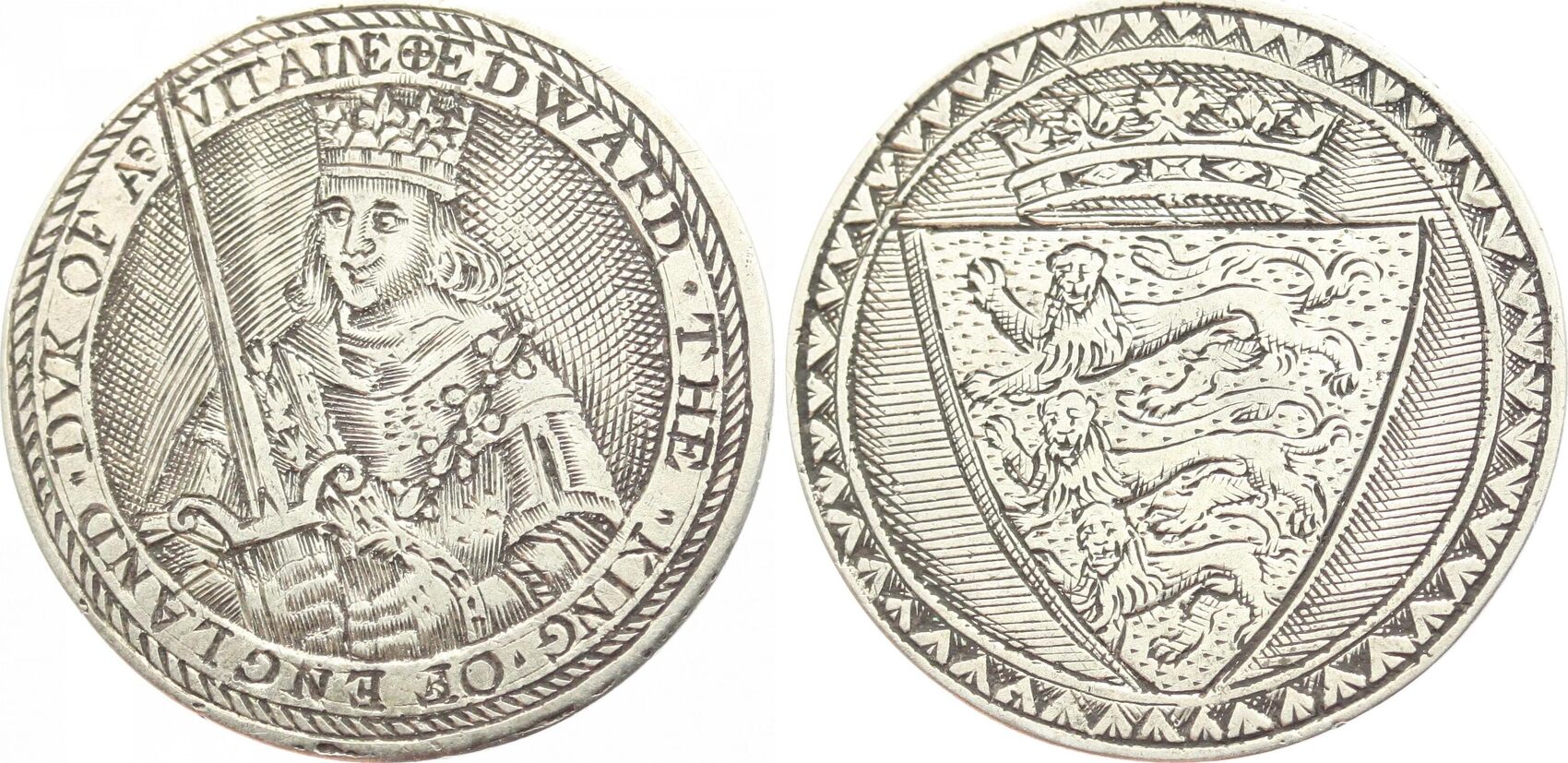 Großbritannien Silbermedaille Edward I. 1272-1307. EF | MA-Shops