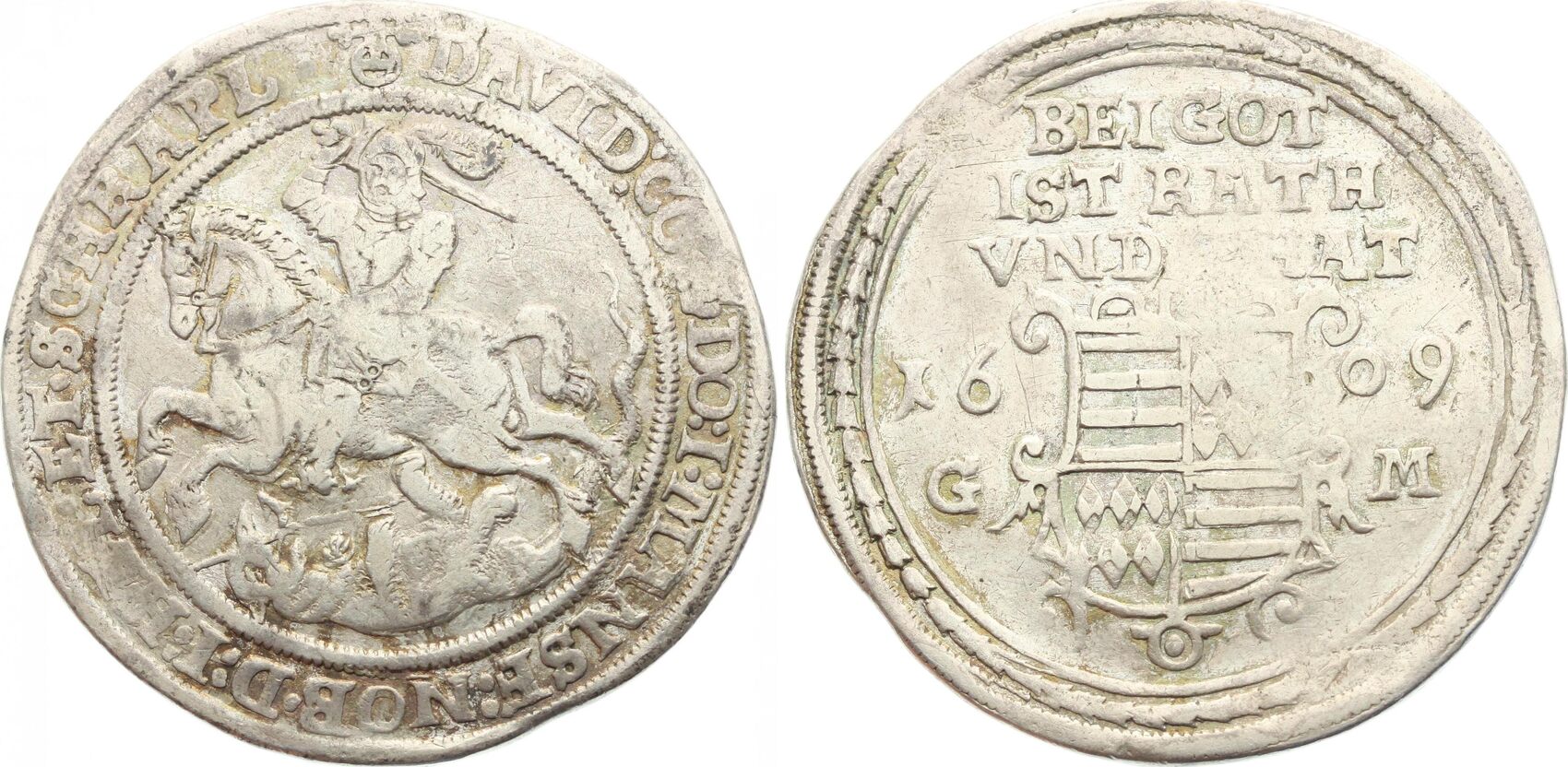 Mansfeld-eigentliche hinterortische Linie Spruchtaler 1609 GM David ...