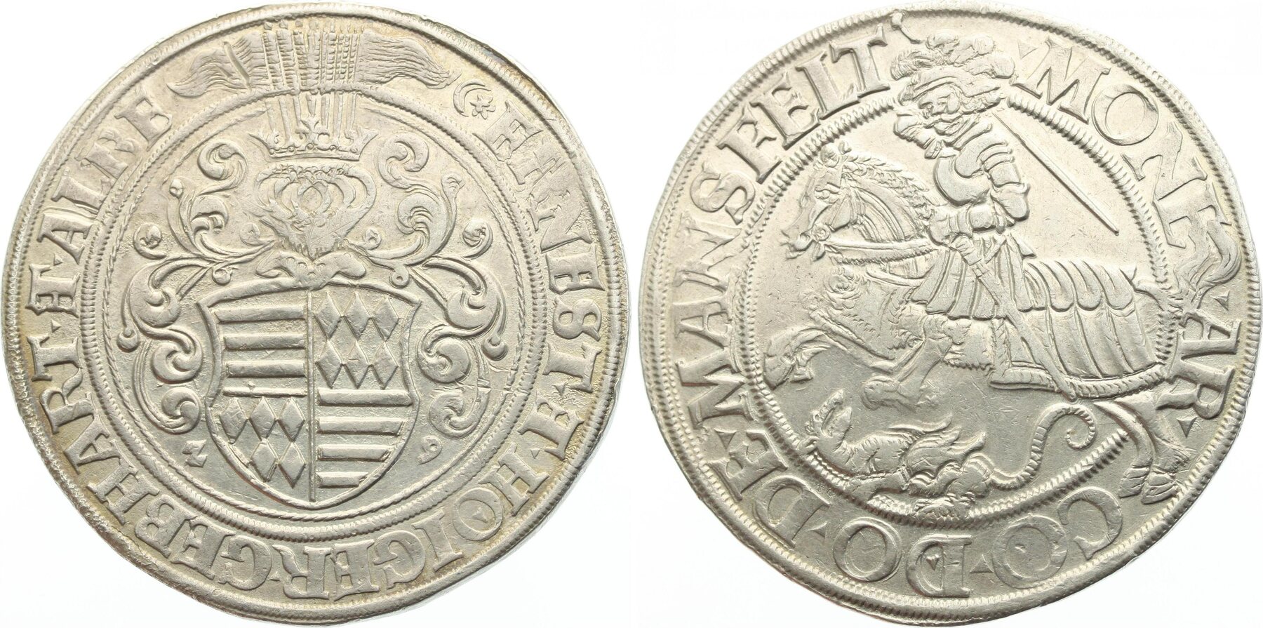 Mansfeld-vorderortische Linie Taler 1529 Ernst II., Hoyer VI., Gebhard ...