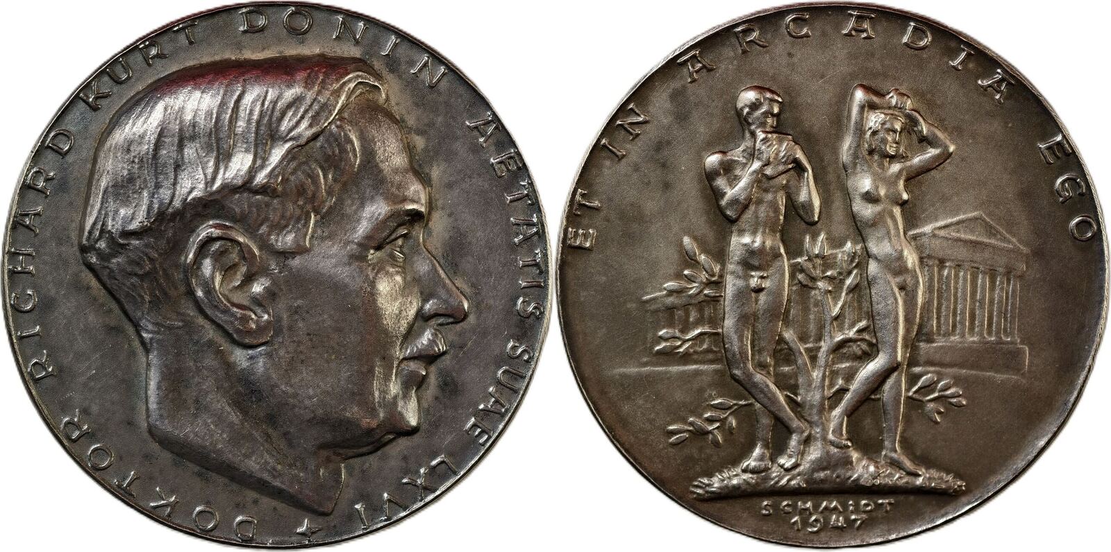 Österreich 1947 Dr Richard Kurt DONIN, Medailleur Rudolf Schmidt ...