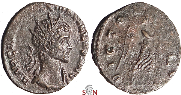 Quintillus Antoninianus - Victory adv. right - RIC 33 - remarkable ...