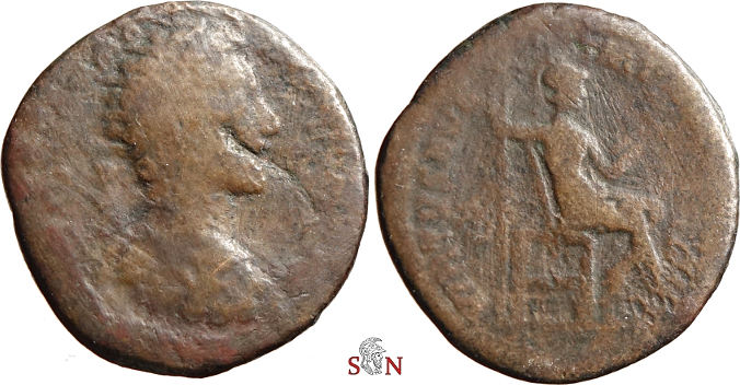 Commodus AE Dupondius - VIRTVS AVG IMP IIII COS III P P - RIC 296 | MA ...
