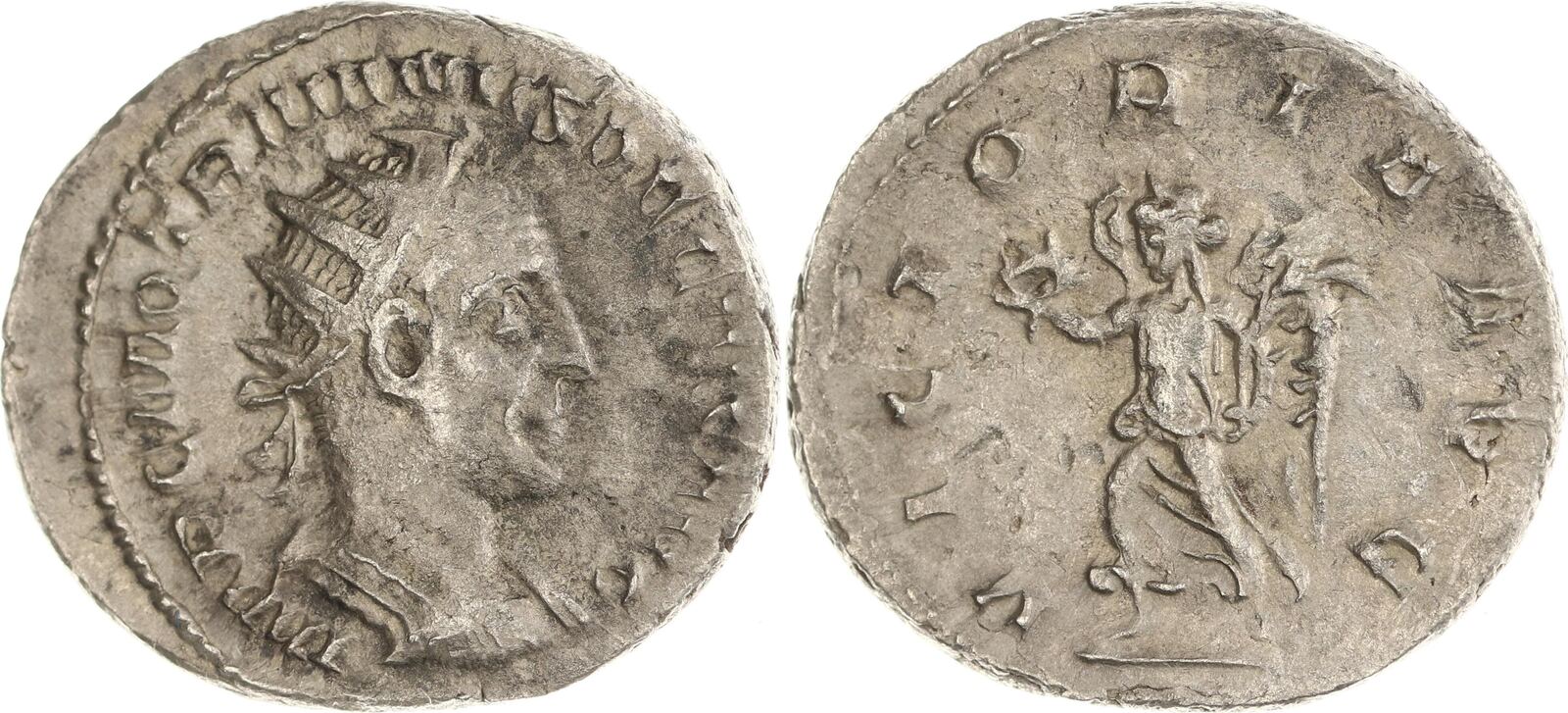Kaiserzeit Antoninian 249-251 n. Chr. Traianus Decius 249-251. VF+ | MA ...