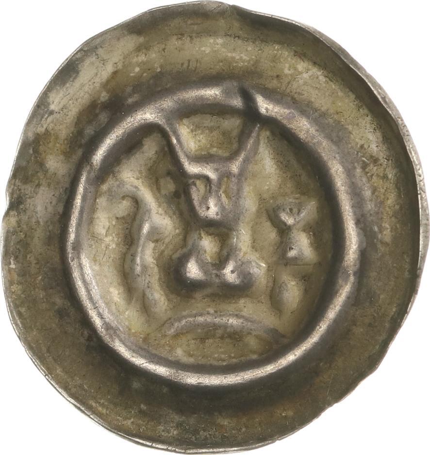 Verden, bischöfliche Münzstätte Brakteat Lüder von Borg 1231-1251. VF ...