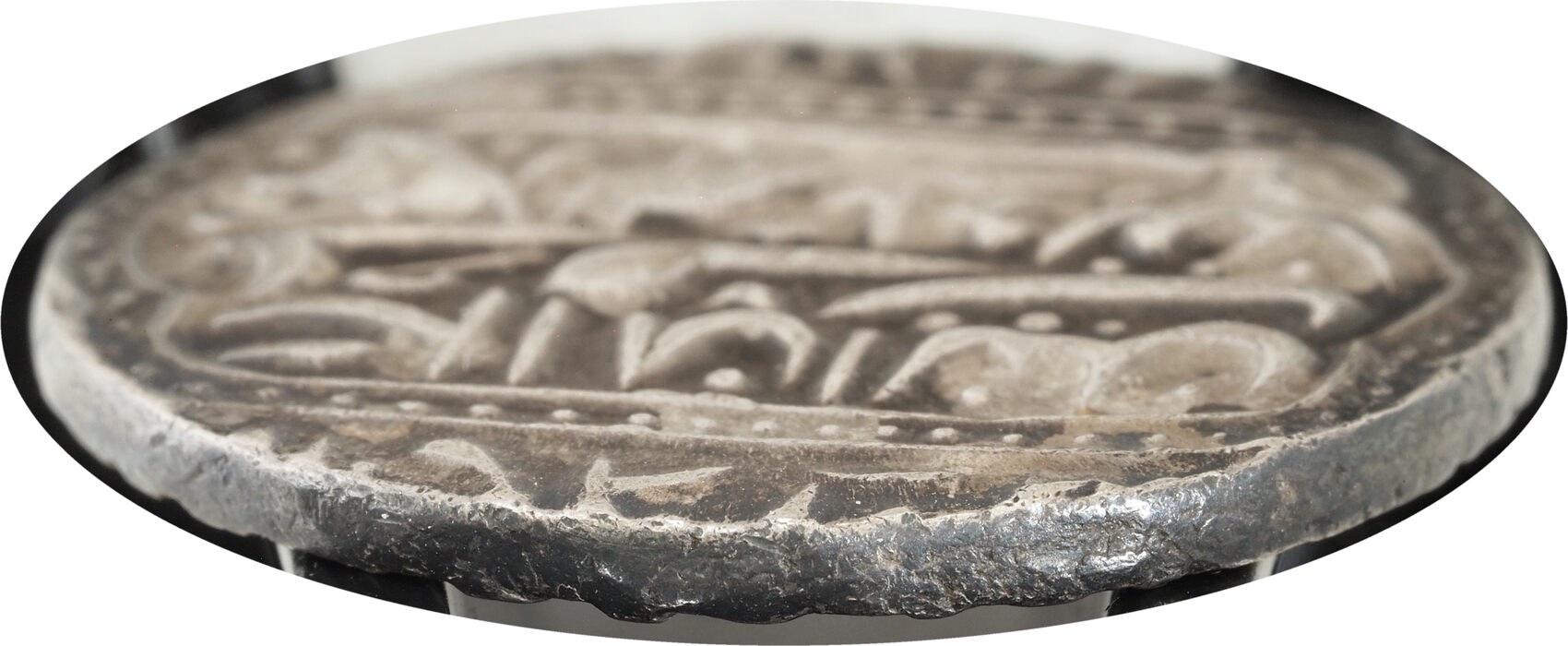 India (Mughal) ca. 1559-1850s Silver Temple Rupee (Donative Token) Coin ...