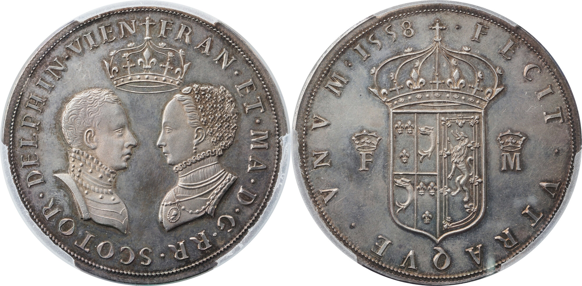 Medal 1558 (1832-41) Scotland. Marriage of Mary, Queen of Scots, to the ...