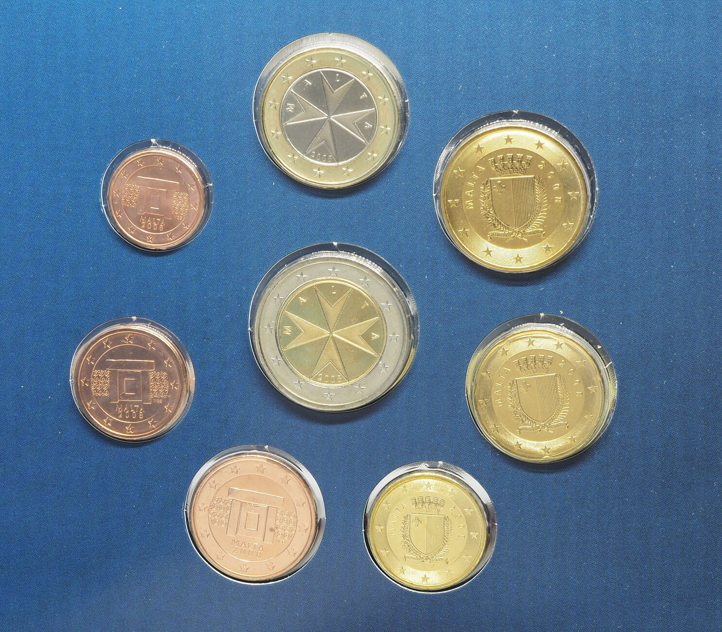 MALTA Full Euro Coins Mint Set + 10 Euro 2008/2012 Euro Coins Mint Set ...
