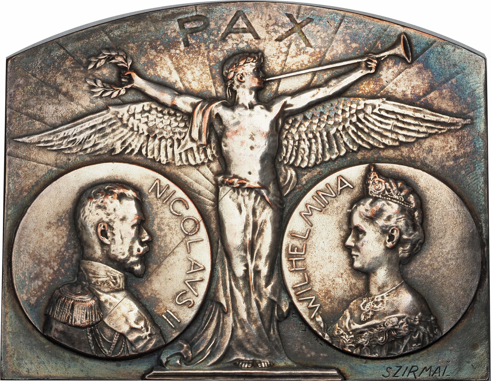 RUSSIA/NL Medal (cliche) 1907 Russia at the Hague Peace Conference ...