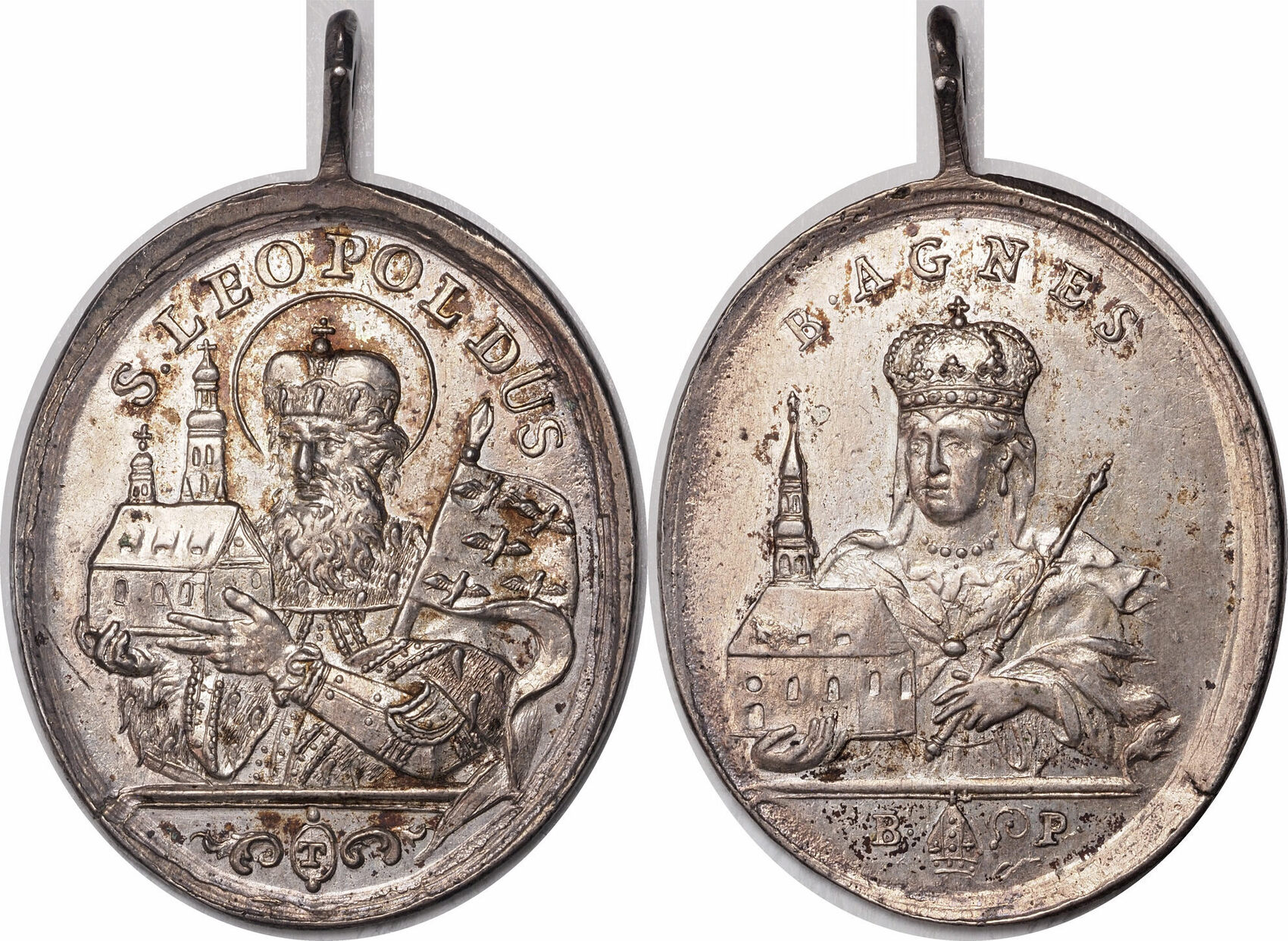 AUSTRIA Leopoldspfennig 1749-1766 Klosterneuburg Abbey, Provost ...
