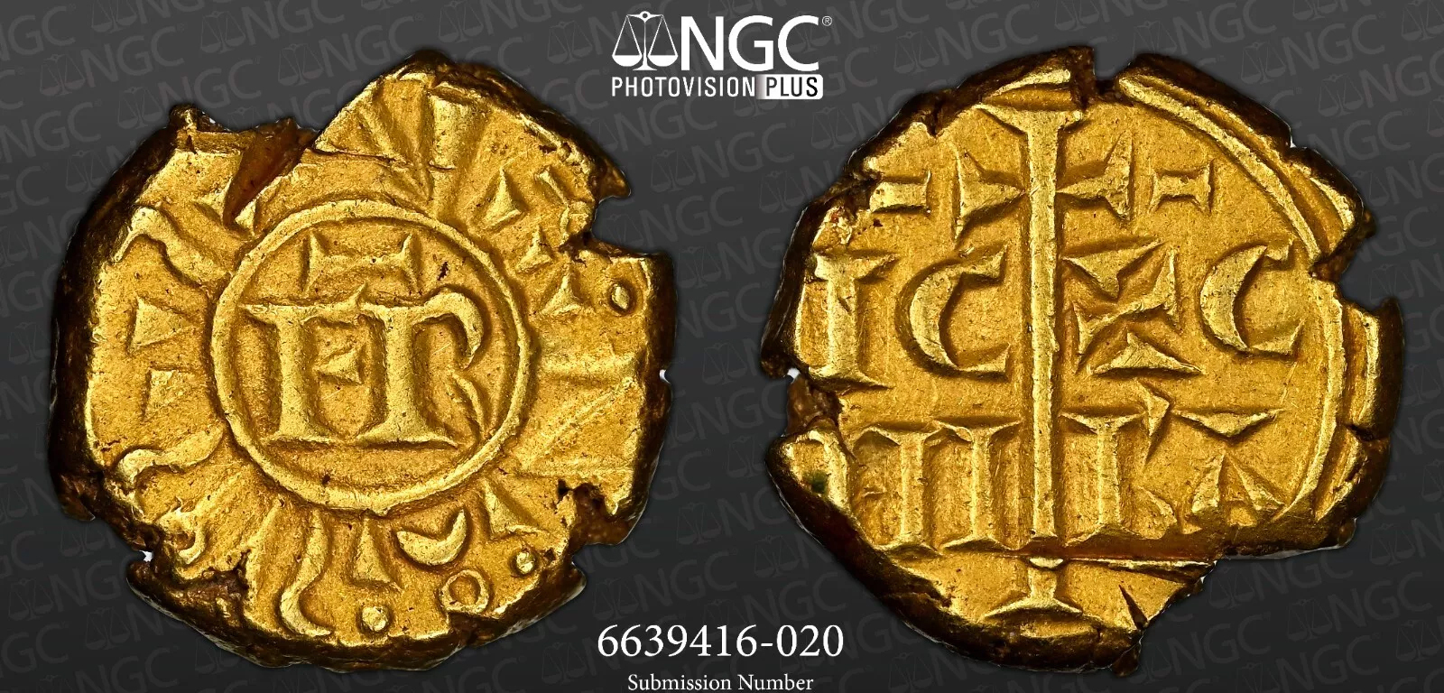 ITALY 3 Tari 1197-1250 AD Sicily, Frederick I. Gold Multiple Tari Coin ...