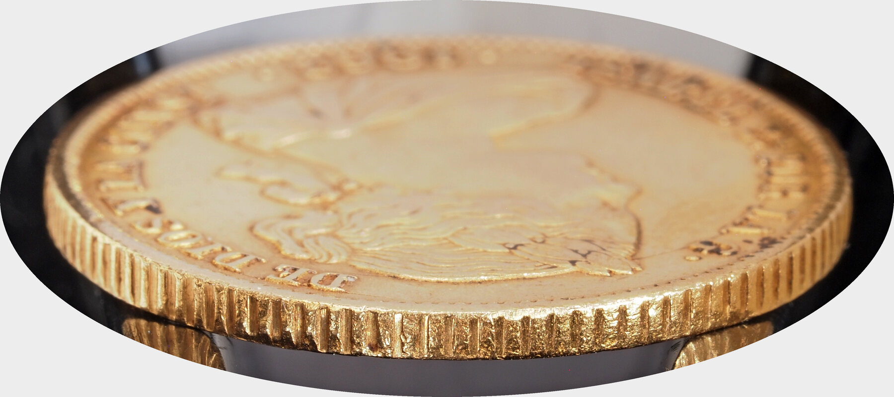 SPAIN 1862 Queen Isabella II. Gold 100 Reales Coin. XF (minor deposits ...