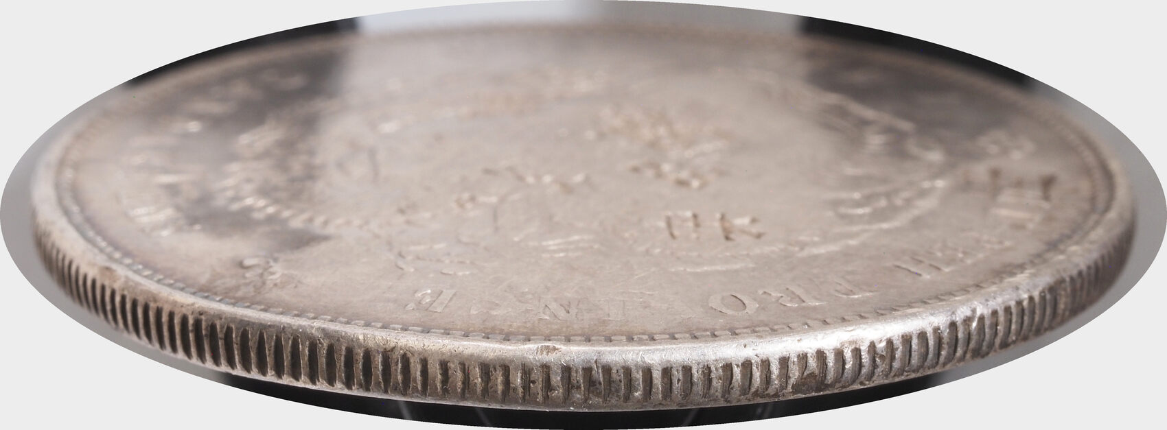 CHINA 1895-1907 Hupeh Province. Chopmarked Silver Dollar Coin. XF ...