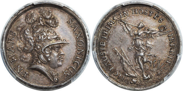 SAXONY Medal 1683 Johann Georg III. Battle of Vienna & Relief from the ...