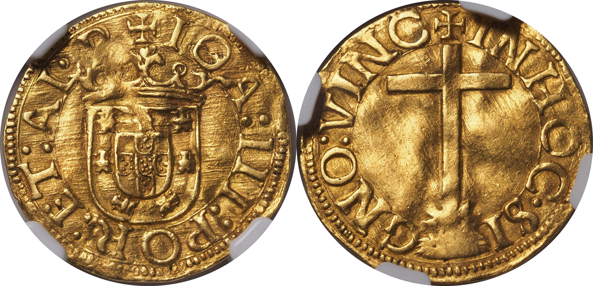 Portugal Cruzado Calvario (400 Reais) 1521-1557 John III (Joao III ...