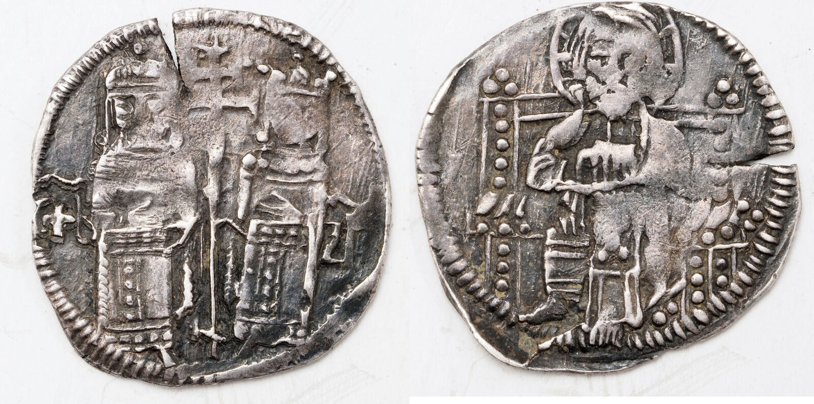 SERBIA 1 Dinar 1331-1355 tephan Urosh IV Dusan. Nice Patina! XF | MA-Shops