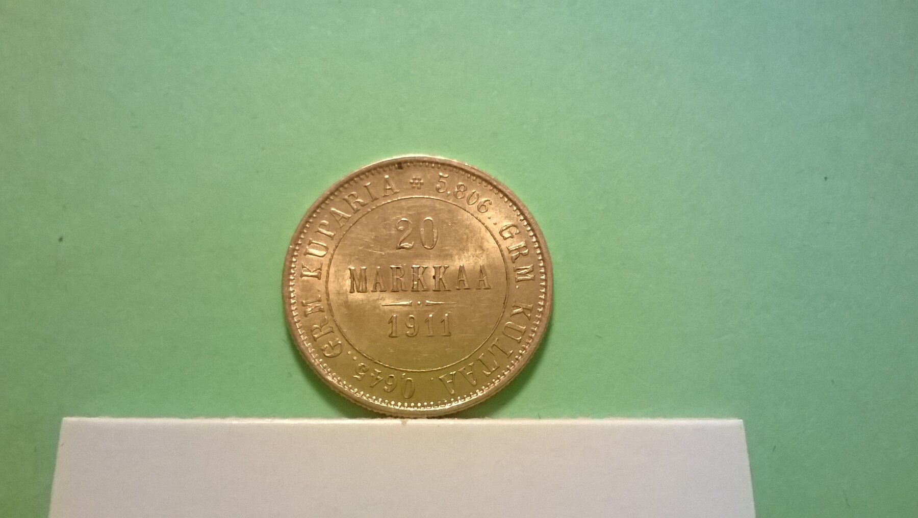Finland 20 Markkaa 1911 Old Finnish gold coin Very fine | MA-Shops