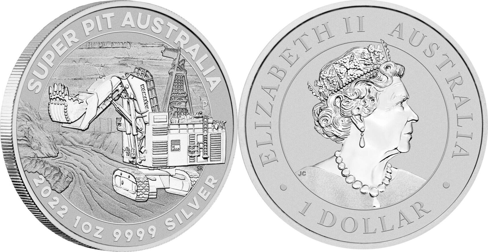 Australien 1 Dollar 2022 Perth Mint Super Pit 1 oz Silvercoin 3nd Issue ...