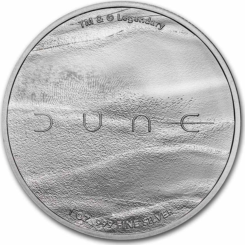 USA 2021 Dune House Atreides 1 oz 999 Silber in Slap Blister Colourized ...