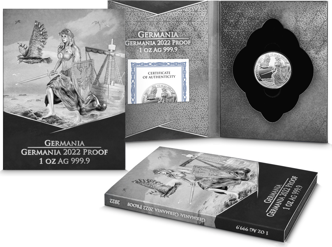 Deutschland 2022 Germania Mint Germania 1 oz Proof | MA-Shops