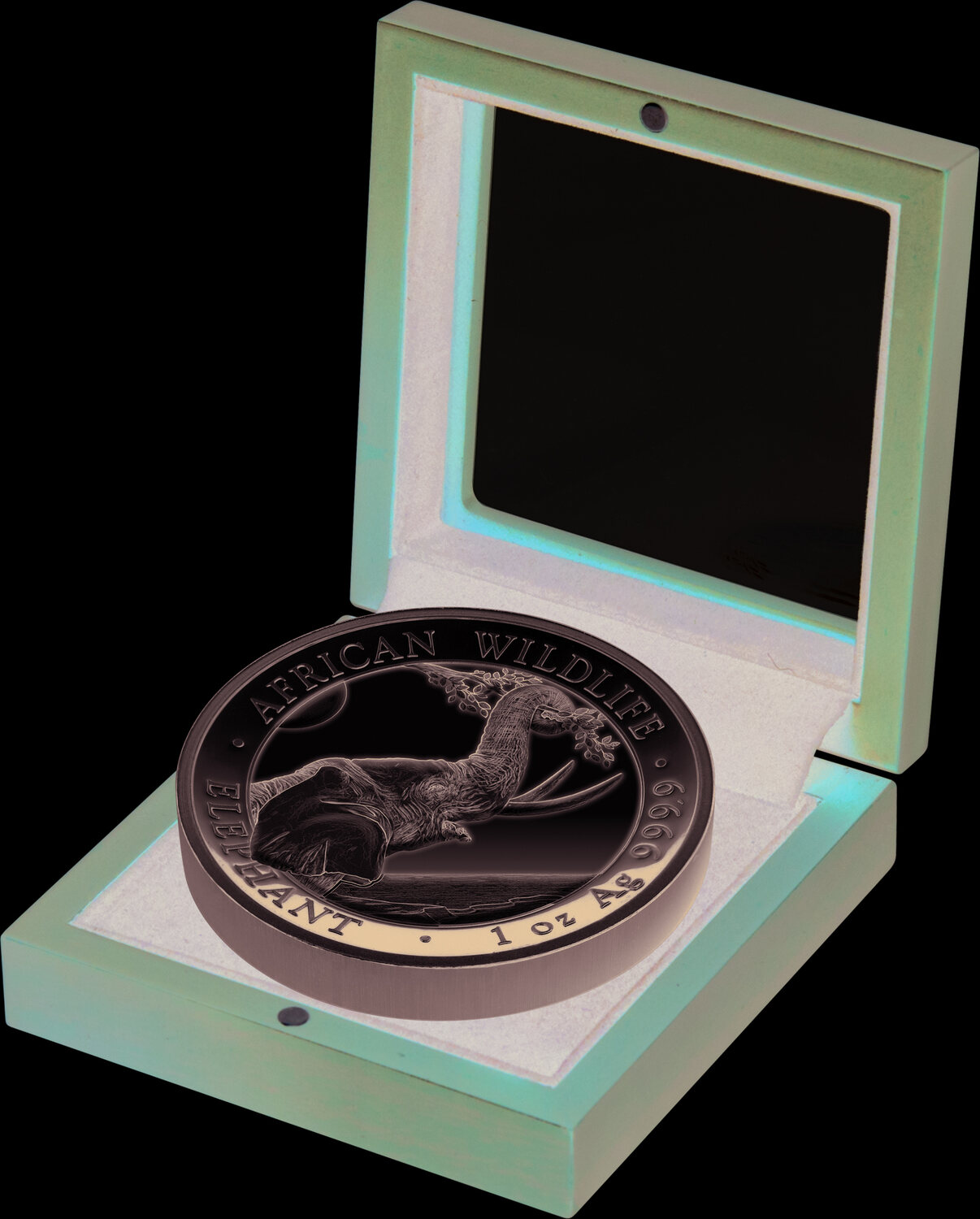 100 Shilling Somalia Elephant 2023 Proof High Relief 1 oz silver coin ...