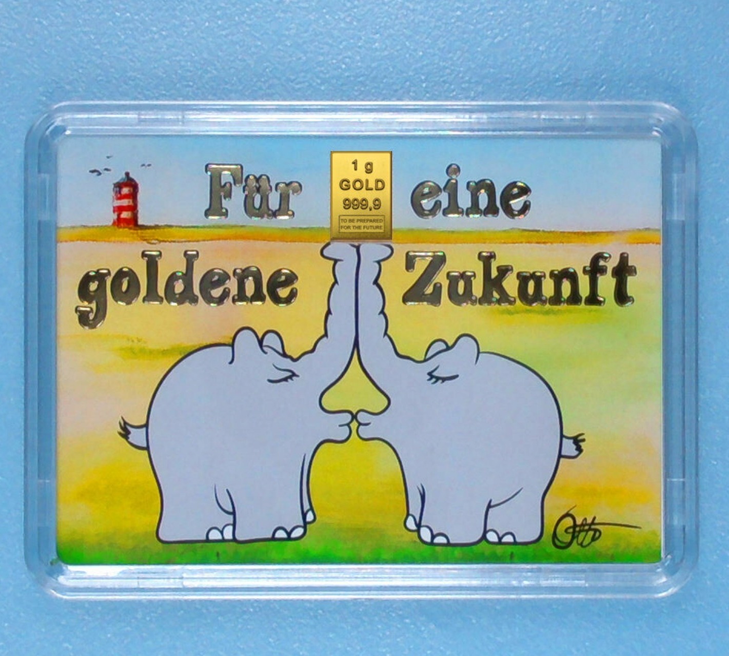 Schweiz 2023 Valcambi Ottifant Otto Waalkes 1 Gram 999 9 Gold Bars schweiz-2023-valcambi-ottifant-otto-waalkes-1-gram-999-9-gold-bars
