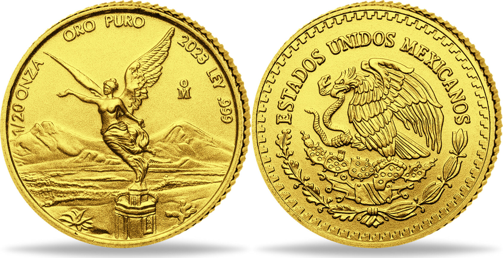 Mexiko Gold coin Libertad Victory Goddess 1/20 Oz Mexico 1/20 ounce 999 ...