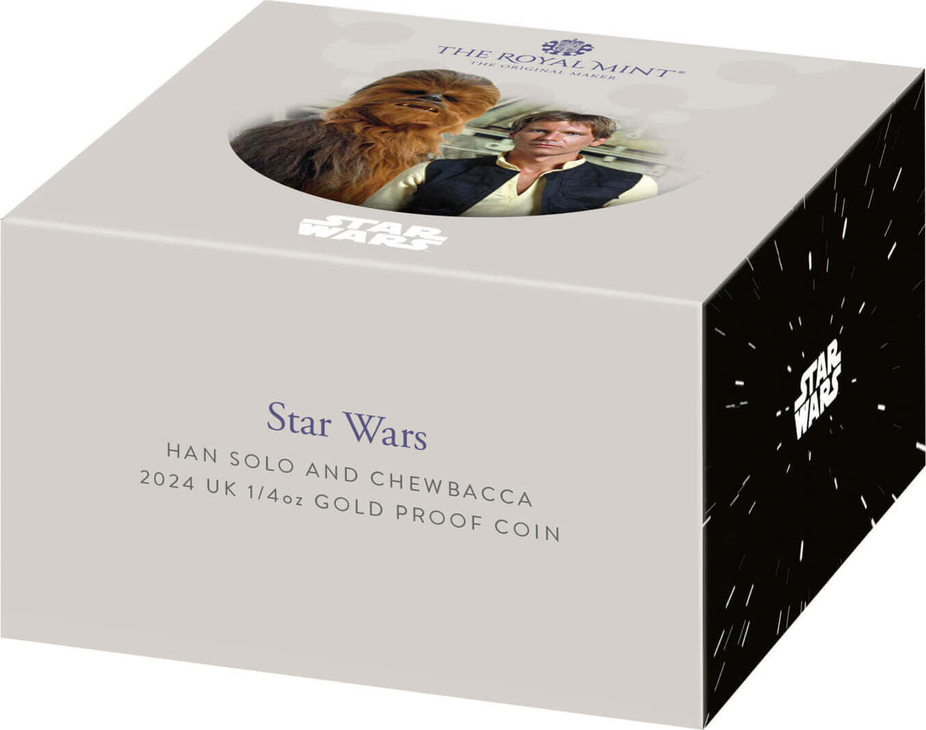 Großbritannien 2 Pfund Silver coin Star Wars™ Han Solo and Chewbacca ...