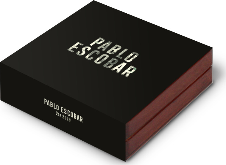 Kolumbien Silver coin Pablo Escobar 2 oz 2023 Ultra High Relief One ...