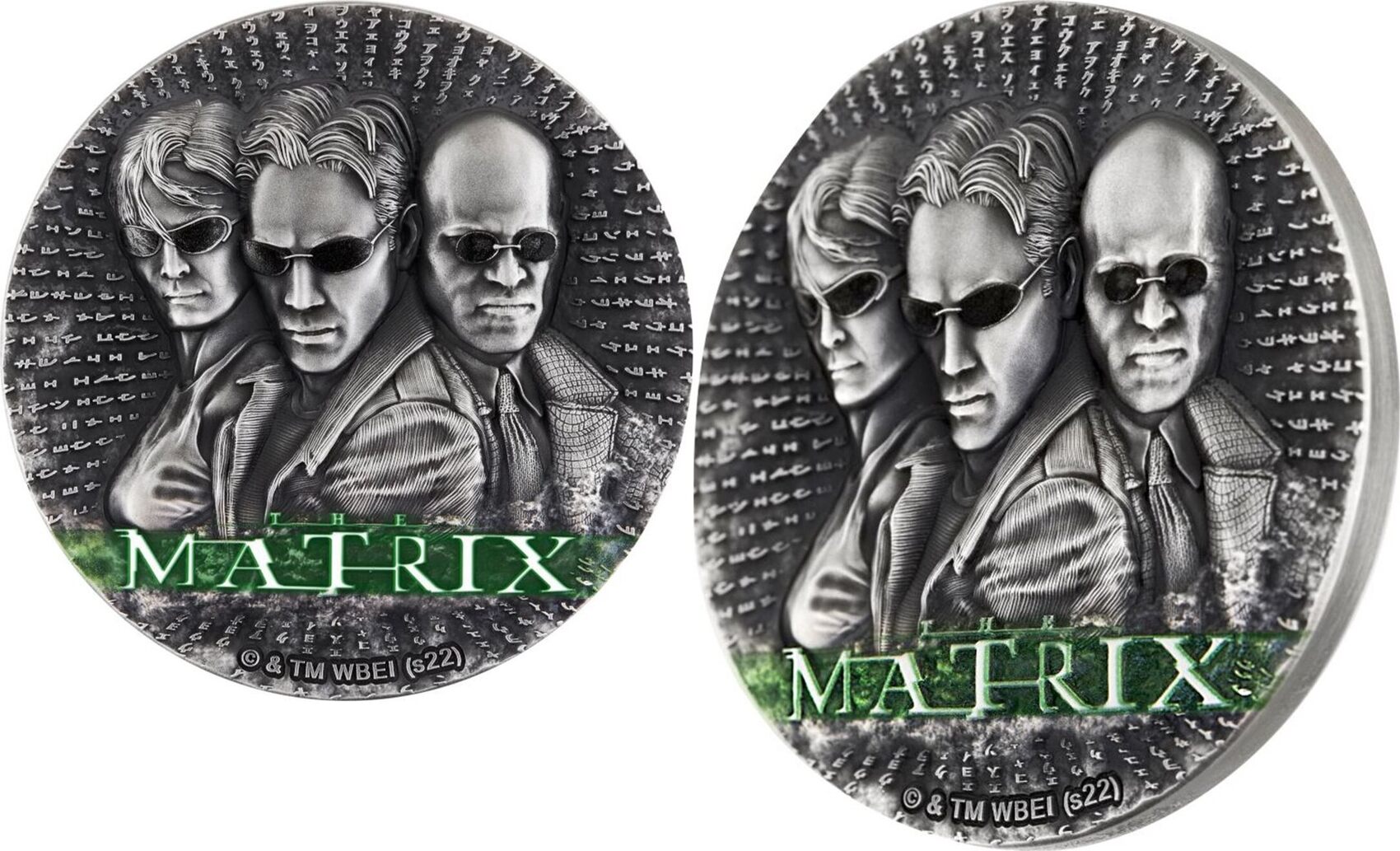 Matrix 2 oz 2022 Niue Antique Silver 999 Ultra High Relief Silver Coin ...