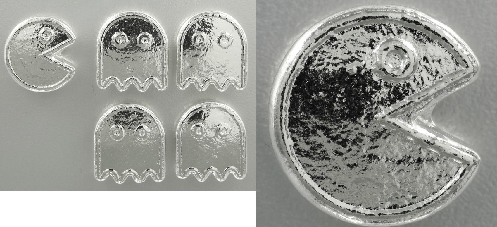 USA 2019 YPS Yeagers Poured Silvervars Pac Man and Ghost 5 x 1 oz 999 ...