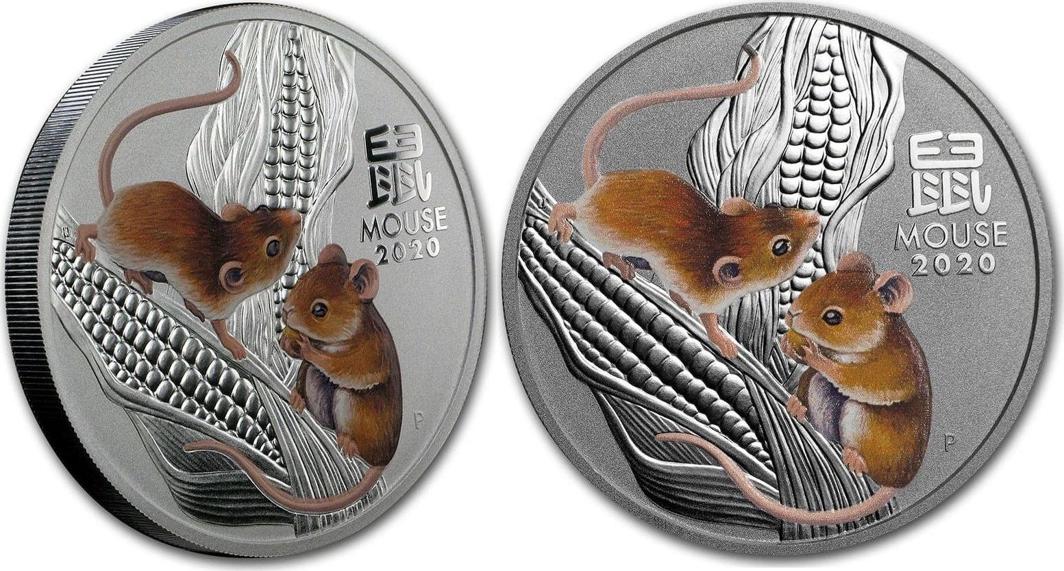 Australien 1 Dollar 2020 Perth Mint Lunar III Year of the Mouse ...