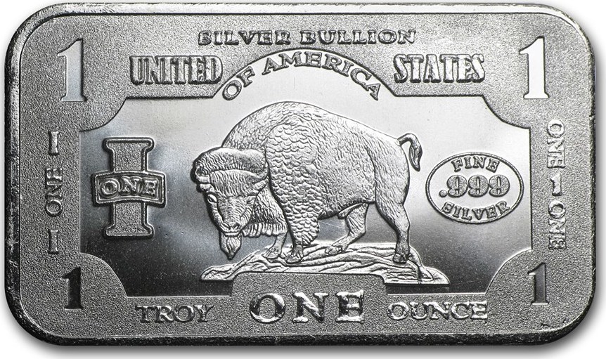 USA American Buffalo Bison 1 oz Silverbar Brilliant Uncirculated | MA-Shops