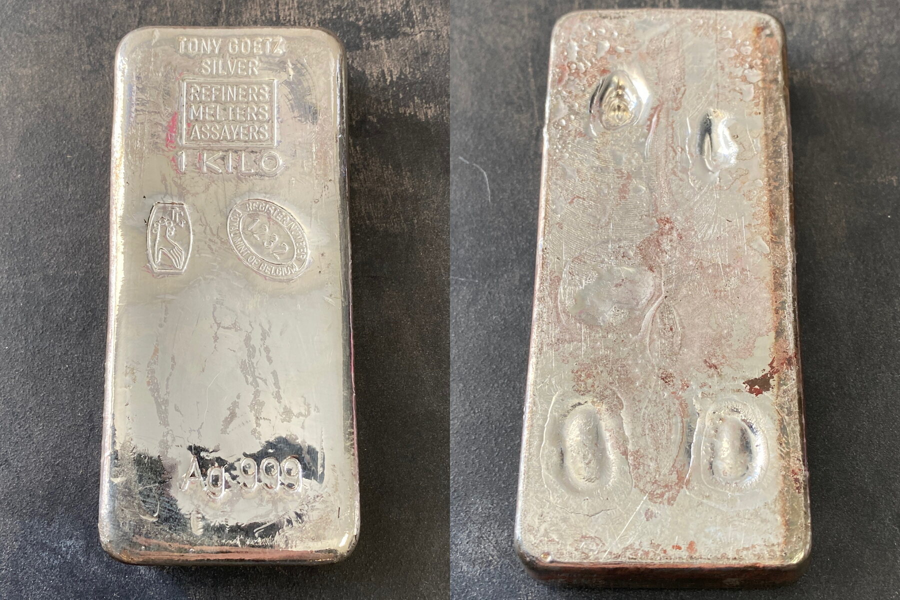 Belgien Tony Goetz Silverbar Good Condition | MA-Shops