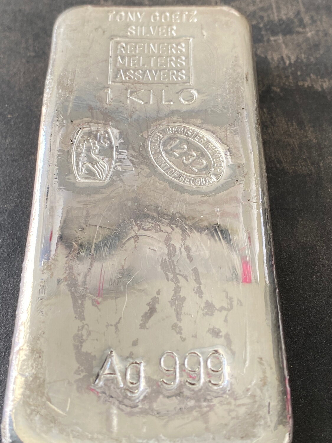 Belgien Tony Goetz Silverbar Good Condition | MA-Shops