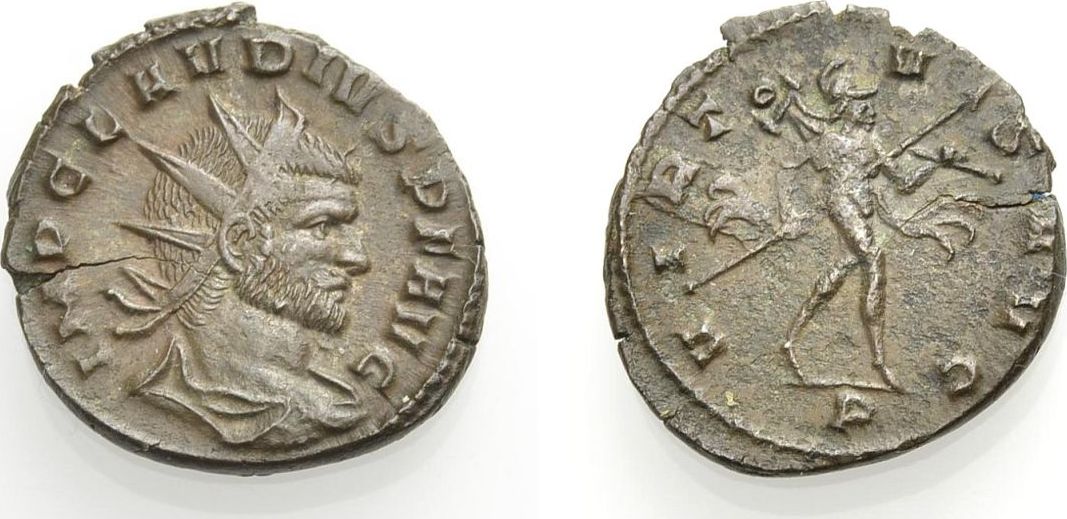 ROM, KAISERZEIT Antoninian 269 CLAUDIUS II. GOTHICUS, MAILAND VF | MA-Shops