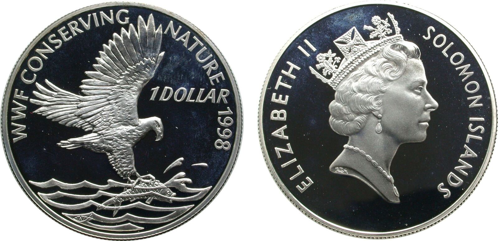 SOLOMON ISLANDS Dollar 1998 Seeadler Proof | MA-Shops