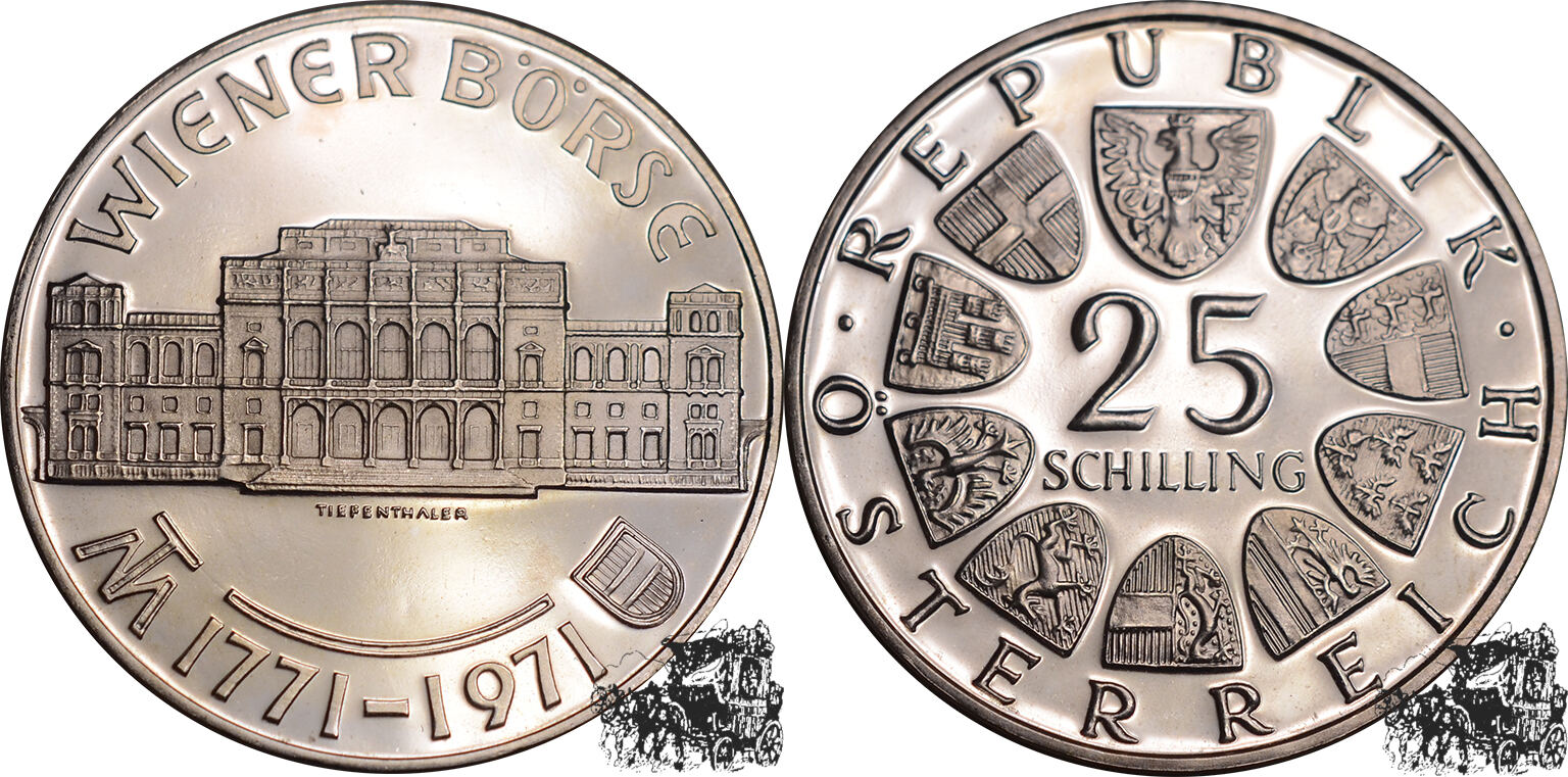 Österreich 25 Schilling 1971 - Wiener Börse - PP | MA-Shops