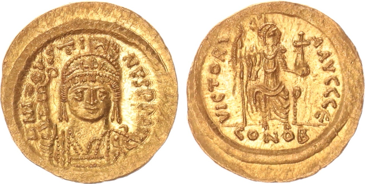 Byzanz Solidus Constantinopel Justiunus II. 565-578 EF | MA-Shops