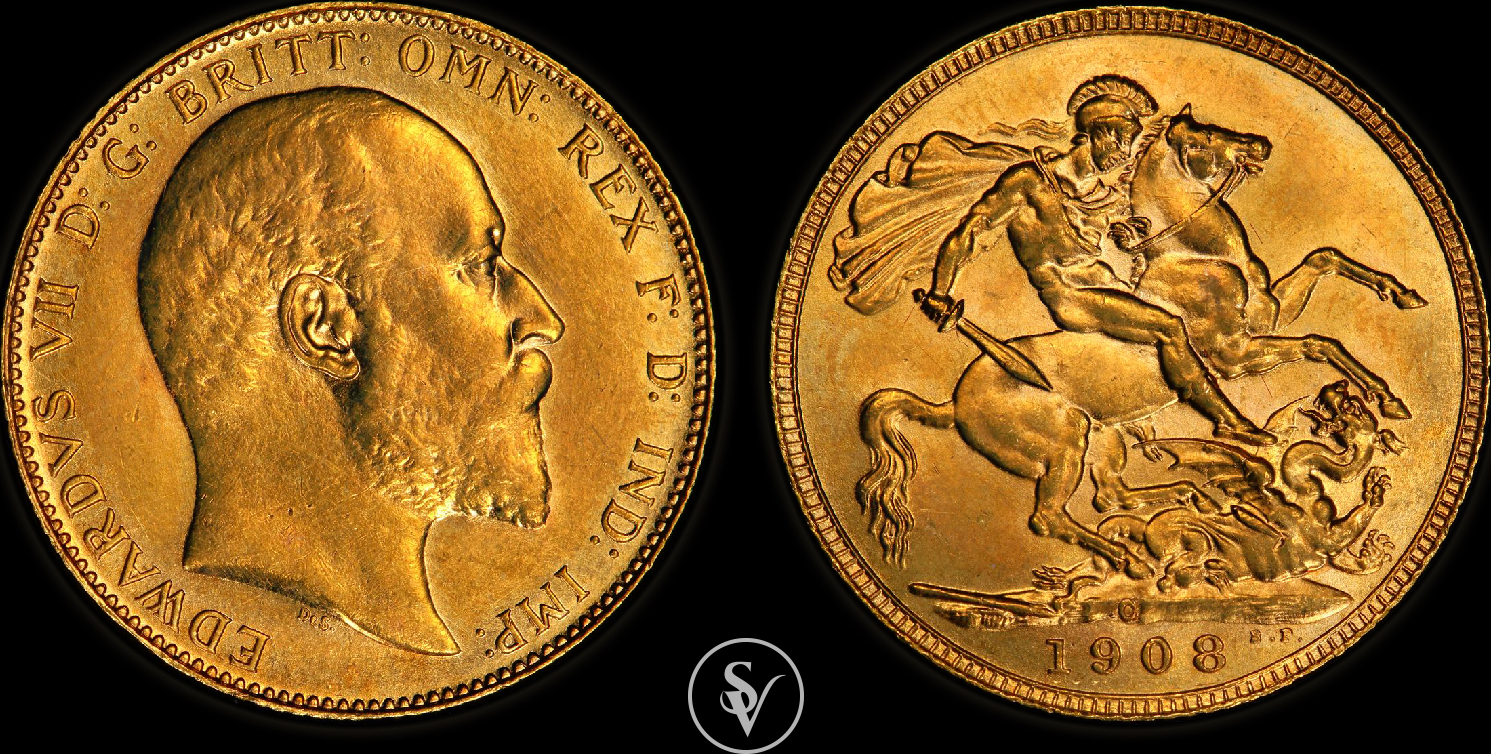Canada Sov 1908-C Edward VII specimen PCGS SP62 | MA-Shops