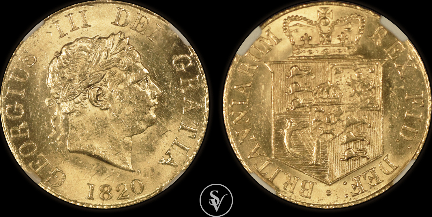 Great Britain 1/2 Sovereign 1820 George III | MA-Shops