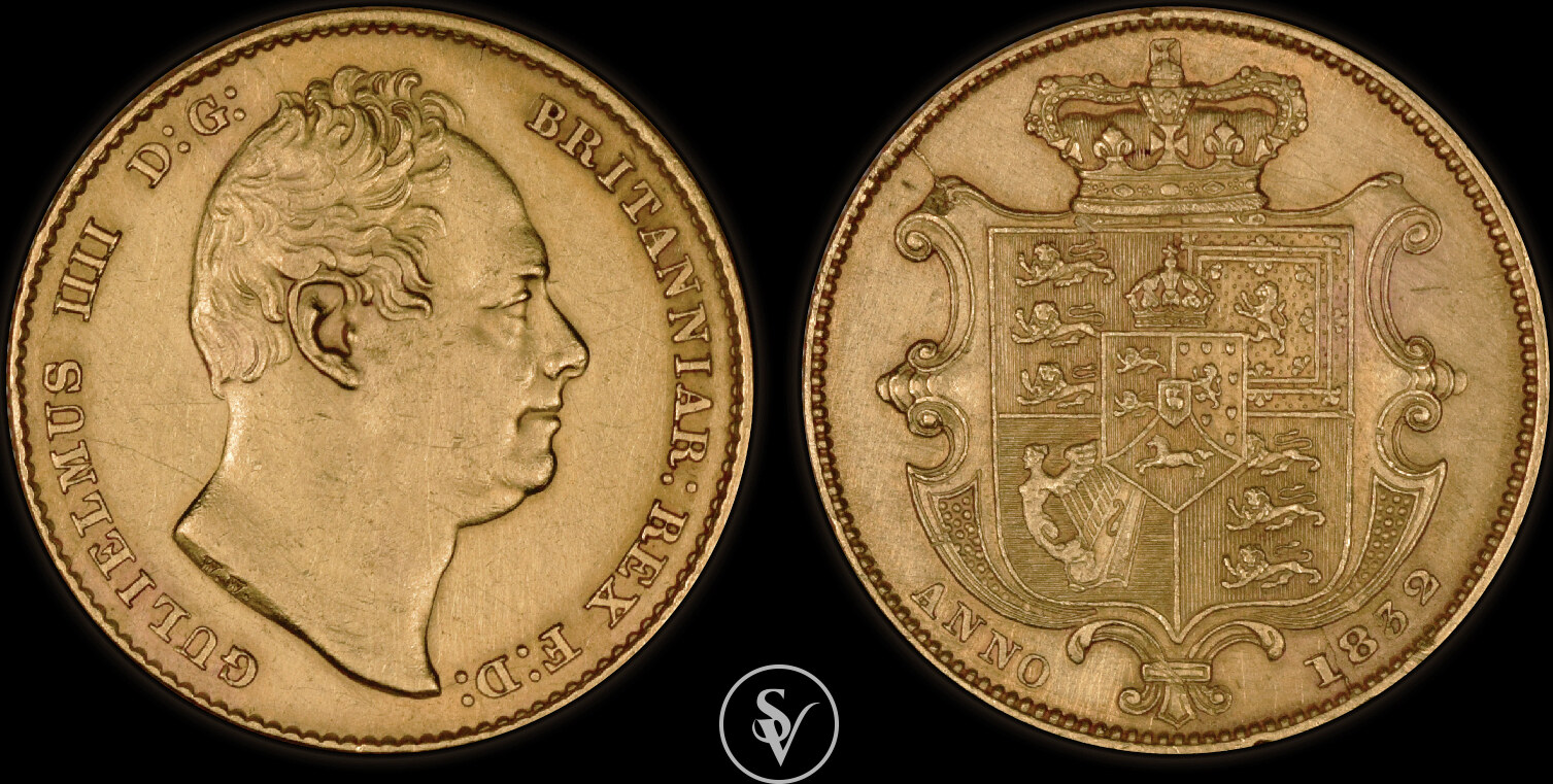 Great Britain 1 sovereign 1832 William IV | MA-Shops