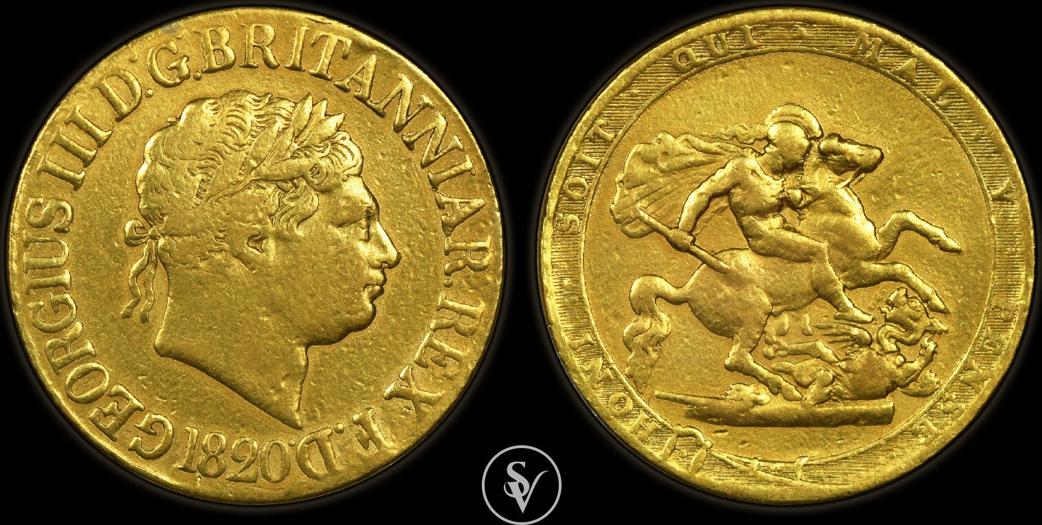 Great Britain 1 sovereign 1820 George III | MA-Shops