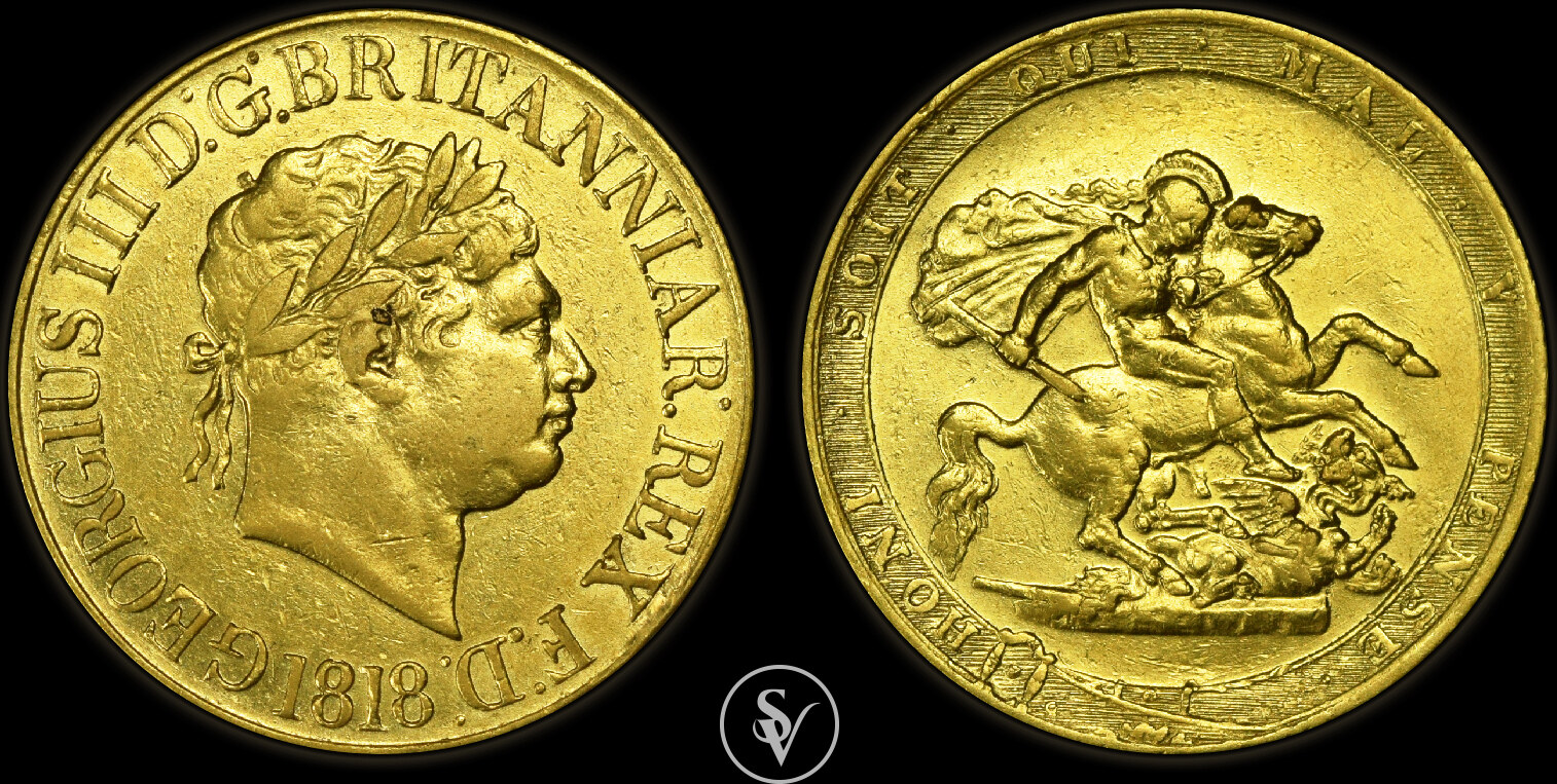 Great Britain 1 sovereign 1818 George III | MA-Shops