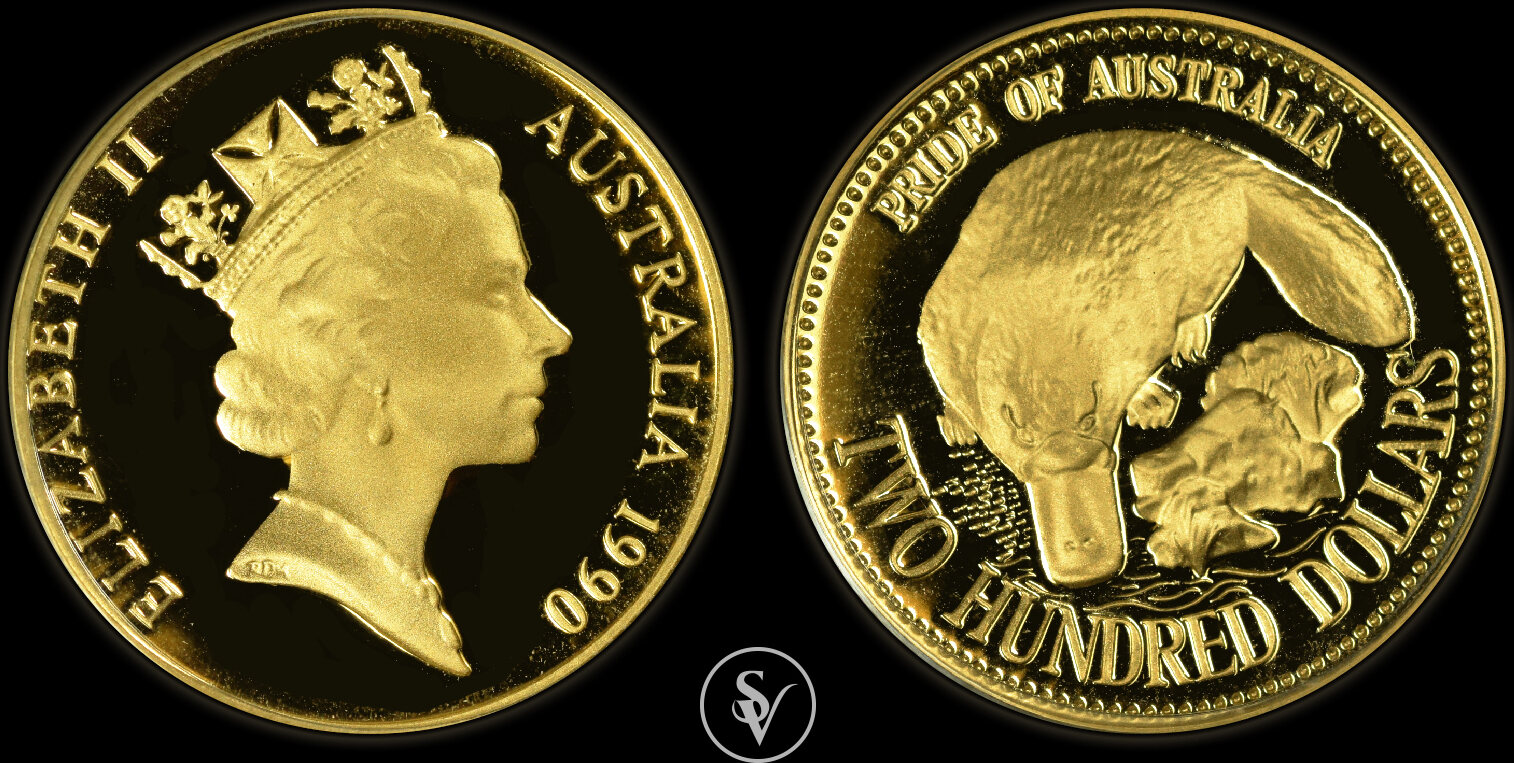 Australia 200 Dollars 1990 3rd Portrait - Platypus | MA-Shops