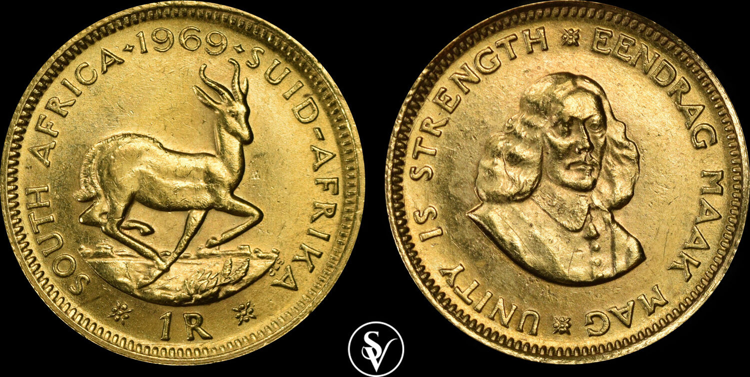 South Africa 1 Rand 1969 | MA-Shops