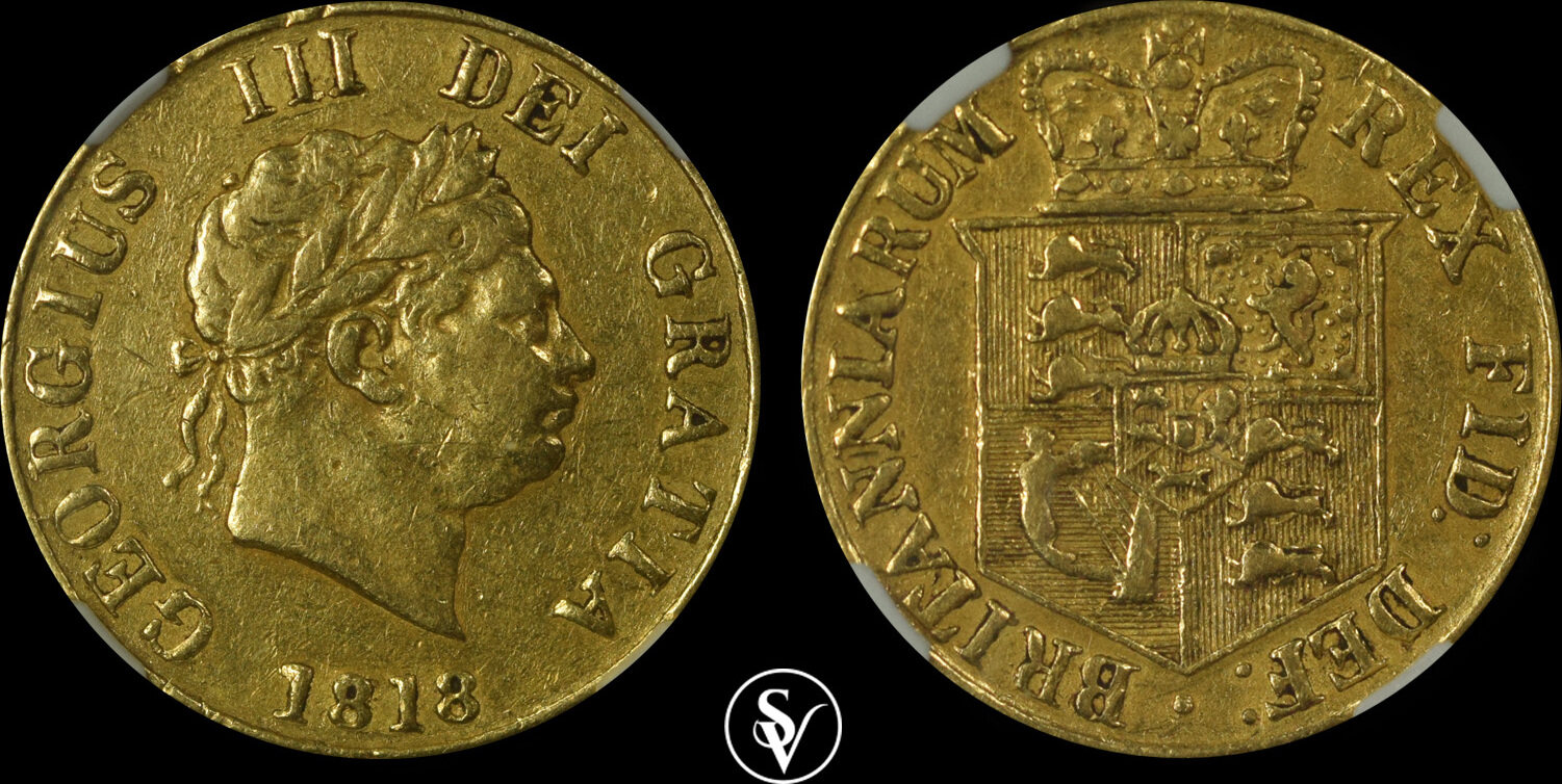 Great Britain 1/2 sovereign 1818 George III | MA-Shops