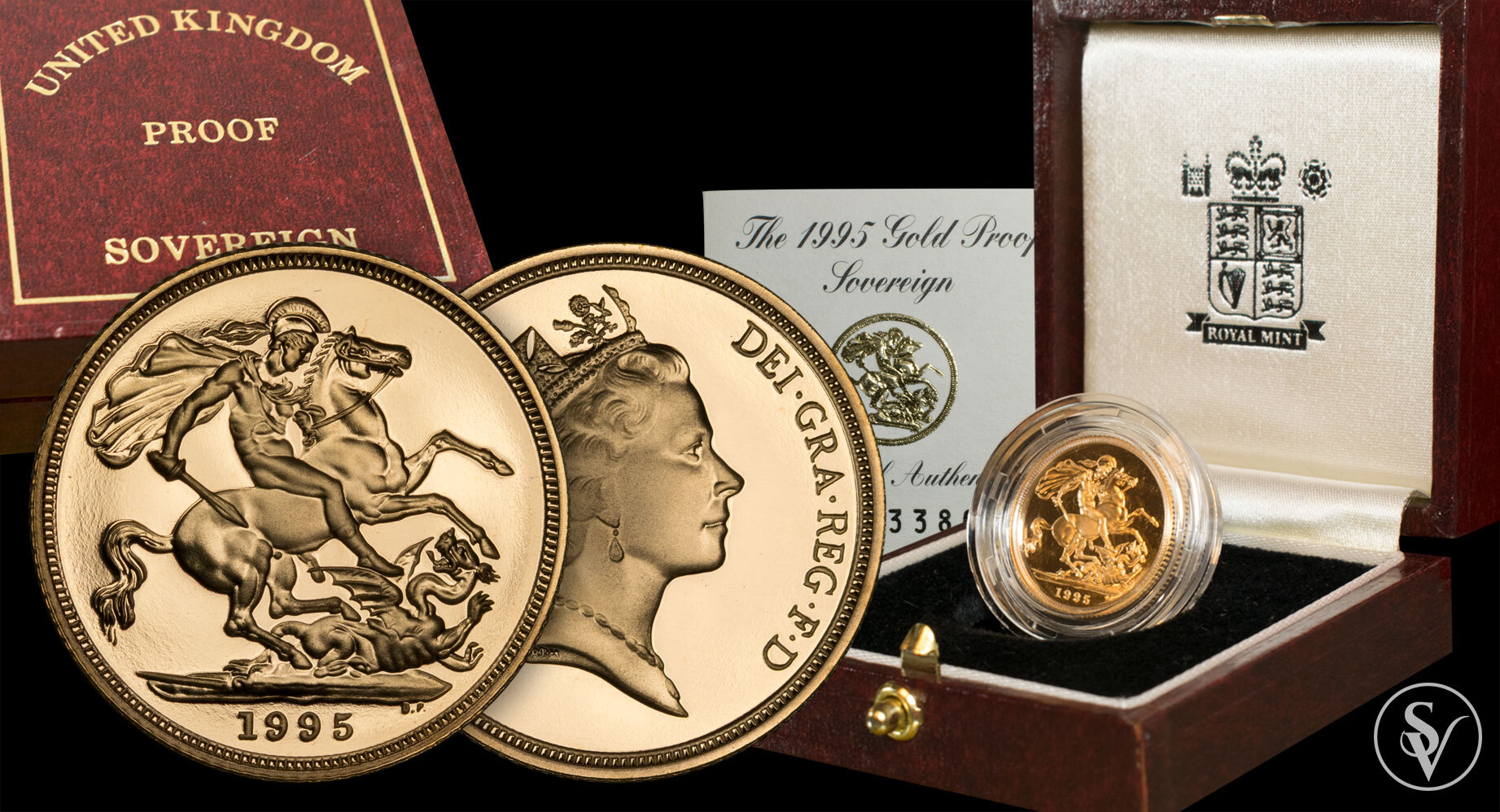 Great Britain 1 sovereign 1995 Elizabeth II proof | MA-Shops
