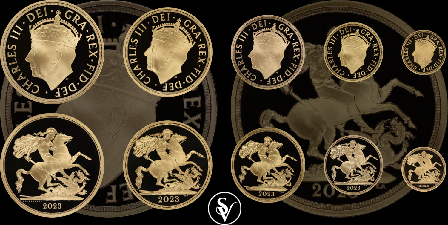 Great Britain 5 coin set 2023 The Coronation of His Majesty King ...
