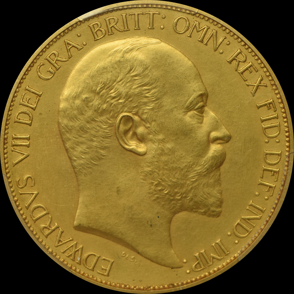 GREAT BRITAIN 5 pound 1902 Edward VII PR63 MATTE PCGS | MA-Shops