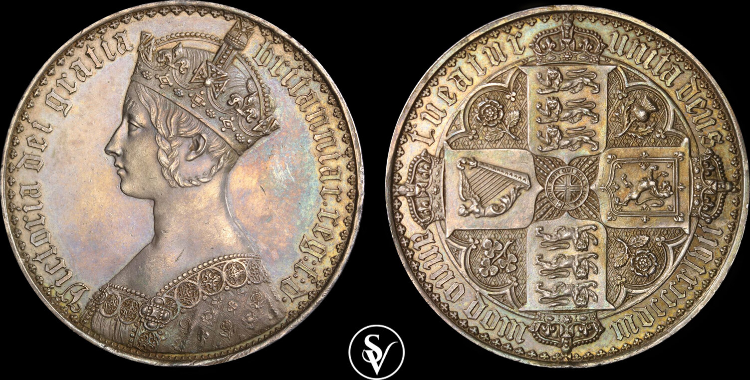 Great Britain Crown 1847 Victoria PR61 PCGS | MA-Shops